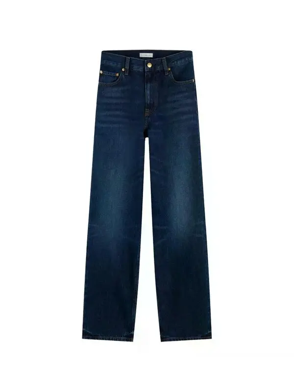 Tommy Hilfiger Sarah Logo-embroidered Straight-leg Jeans