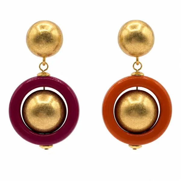 MICHAEL NASH JEWELRY Delaney And Tobacco Drop Earrings