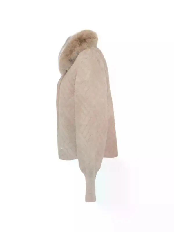 Pho Firenze Collar Geometric-knit Jacket