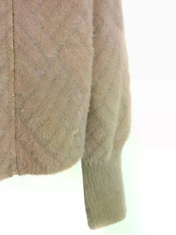 Pho Firenze Collar Geometric-knit Jacket