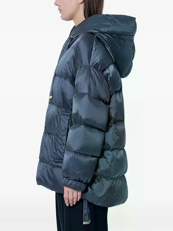 Max Mara Quilted Hooded Jacket