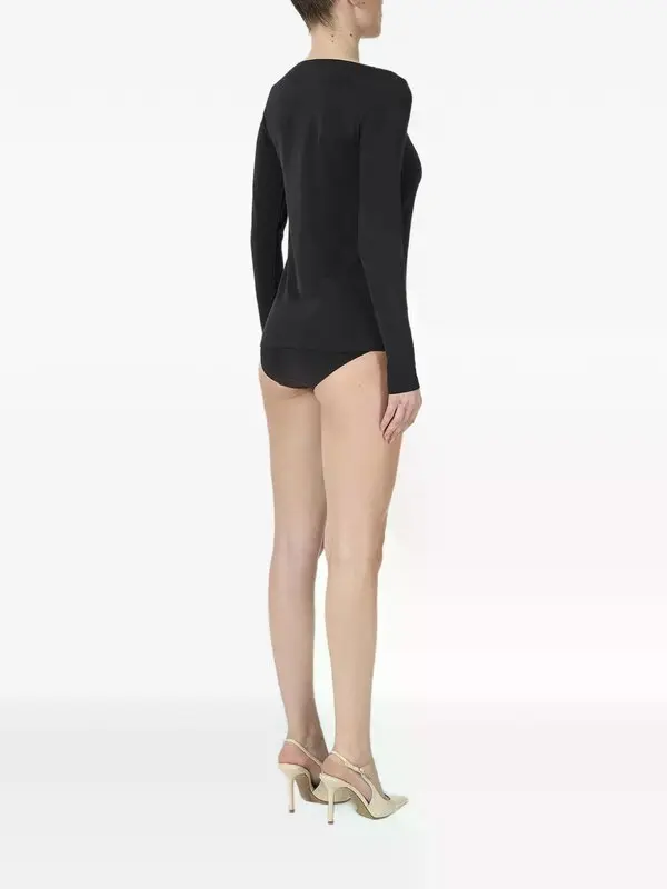 Wolford Luxe Scoop-neck Long-sleeve T-shirt