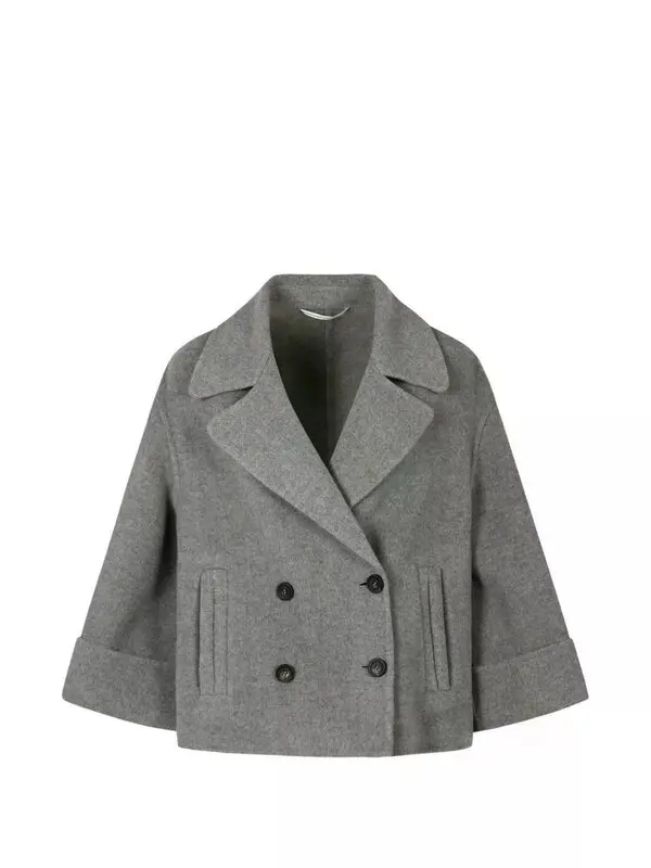 Peserico Double-breasted Notched-lapels Coat