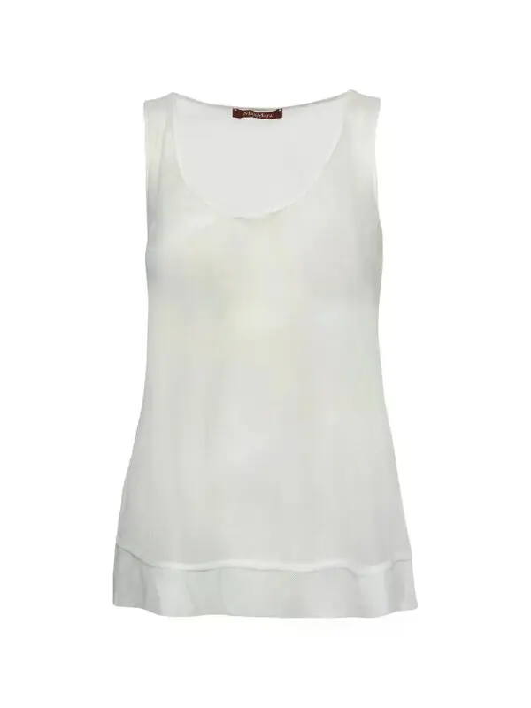 Max Mara Sheer Mesh Tank Top