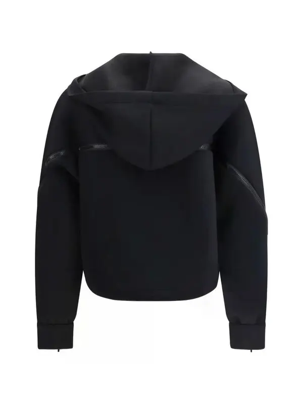 WOLFORD Urban Touch Zip-detail Hoodie