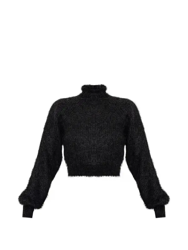 Max Mara Mélange Mohair Yarn Jumper Dark - Grey