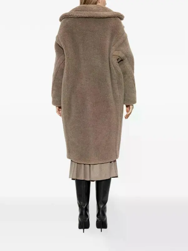 Max Mara Cashmere Teddy Bear Icon Coat Sand