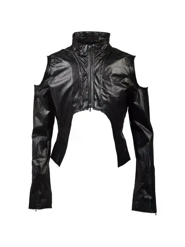 JULIUS Laminated Stand-collar Jacket