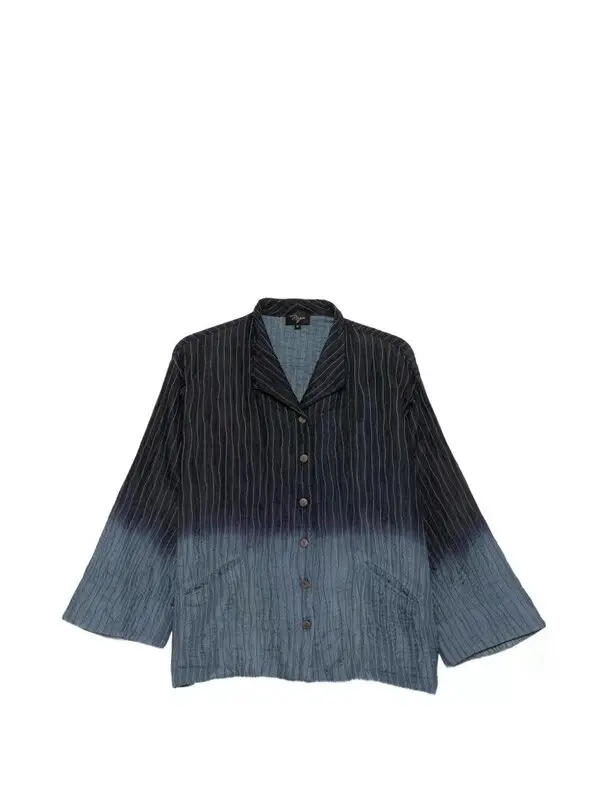 RAGA Pinstripe-print Crinkled Jacket