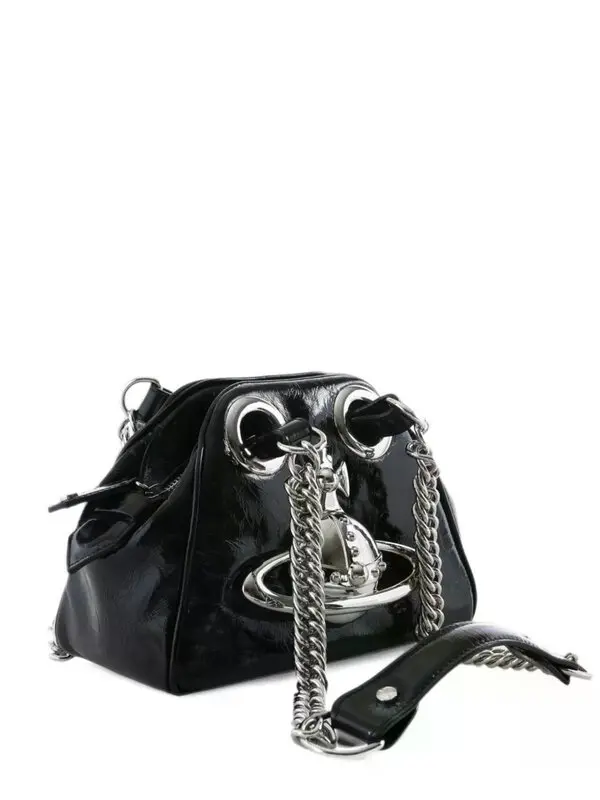 VIVIENNE WESTWOOD Archive Orb Chain Handbag - Black