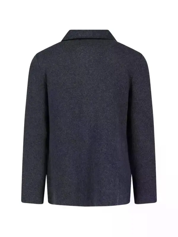 LARDINI Button-up Cashmere Shirt Jacket