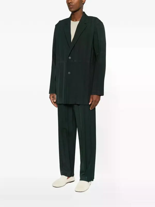 Issey Miyake Pleated Notch-lapel Jacket