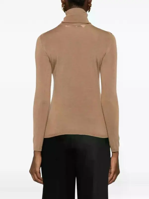 Max Mara Roll-neck Long-sleeve Sweater - Neutrals