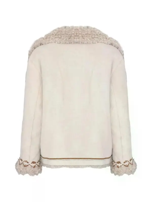 Pho Firenze Reversible Embroidered Jacket - Neutrals