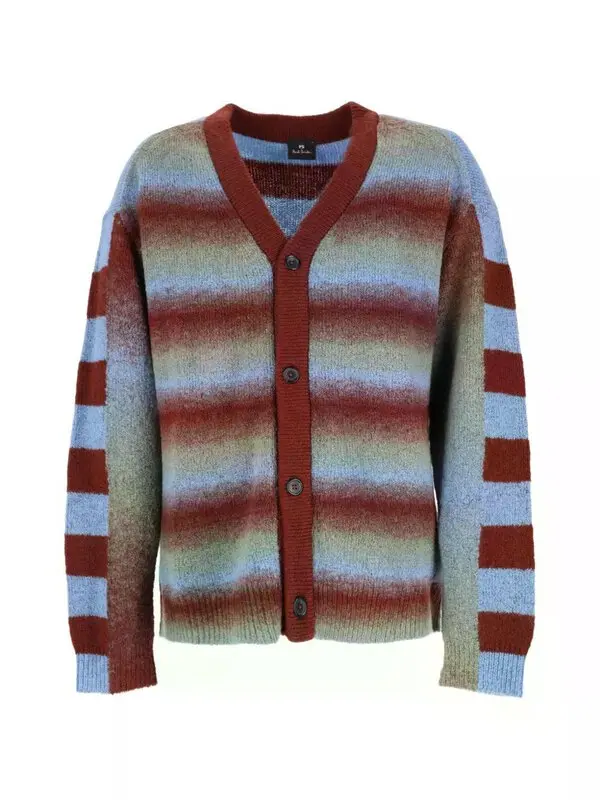PS PAUL SMITH Gradient Striped Cardigan