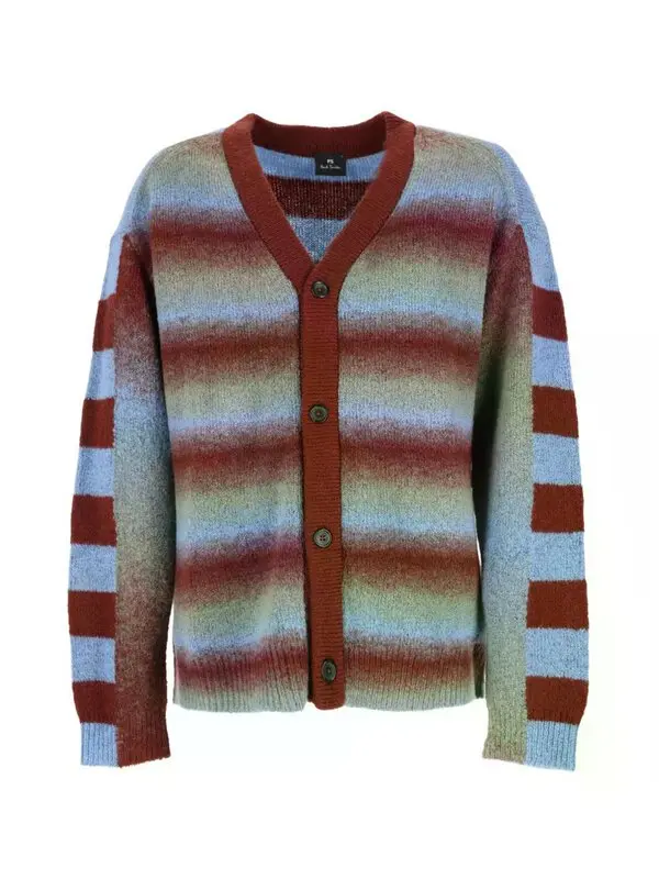 PS PAUL SMITH Gradient Striped Cardigan