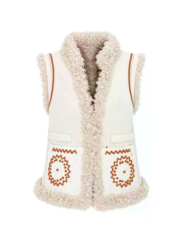 Pho Firenze Embroidered Reversible Waistcoat