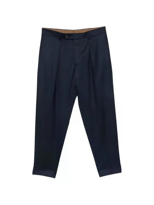 BERWICH Chiaia Pleated Cuffed Trousers