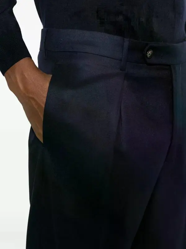 BERWICH Chiaia Pleated Cuffed Trousers
