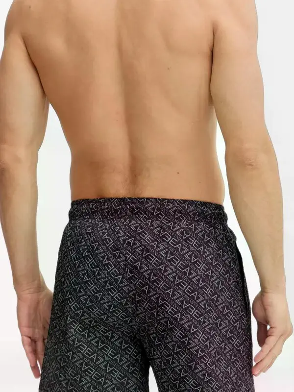 EA7 EMPORIO ARMANI Logo-print Drawstring Swim Shorts