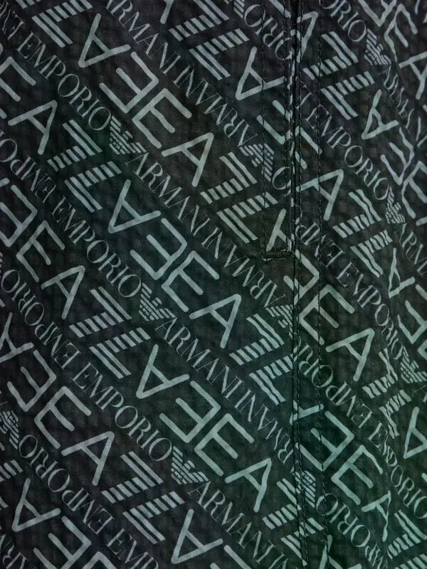 EA7 EMPORIO ARMANI Logo-print Drawstring Swim Shorts