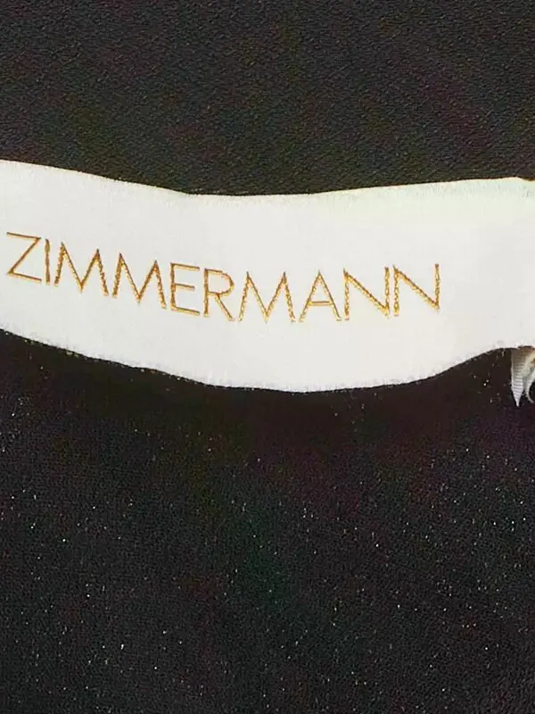 Zimmermann Lace-trim Belted Midi Dress