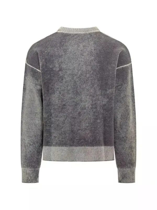 AMISH SUPPLIES Faded-effect Crew-neck Sweater
