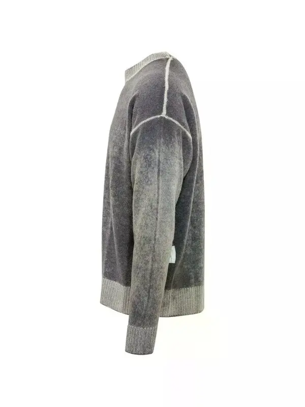 AMISH SUPPLIES Faded-effect Crew-neck Sweater