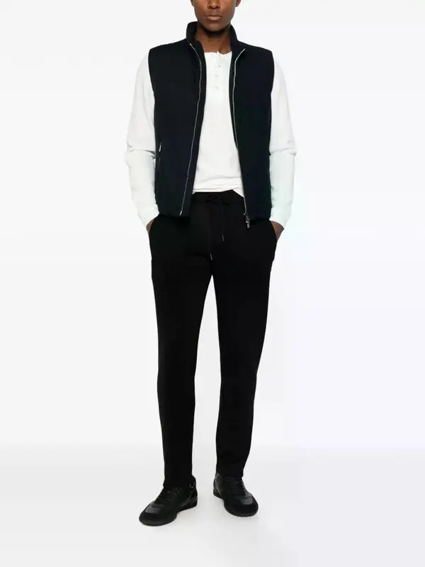 MOORER High-neck Zip-up Gilet