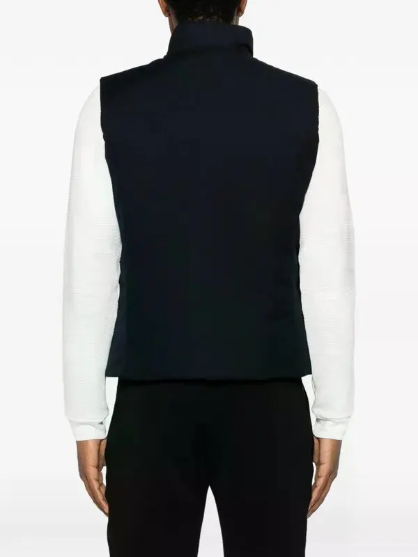MOORER High-neck Zip-up Gilet