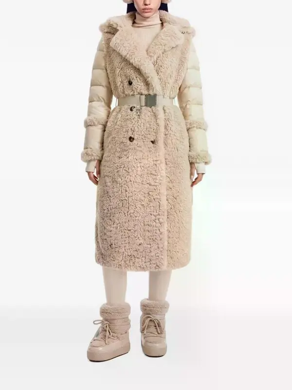 Rudsak Noelle Faux-fur Quilted-panel Coat