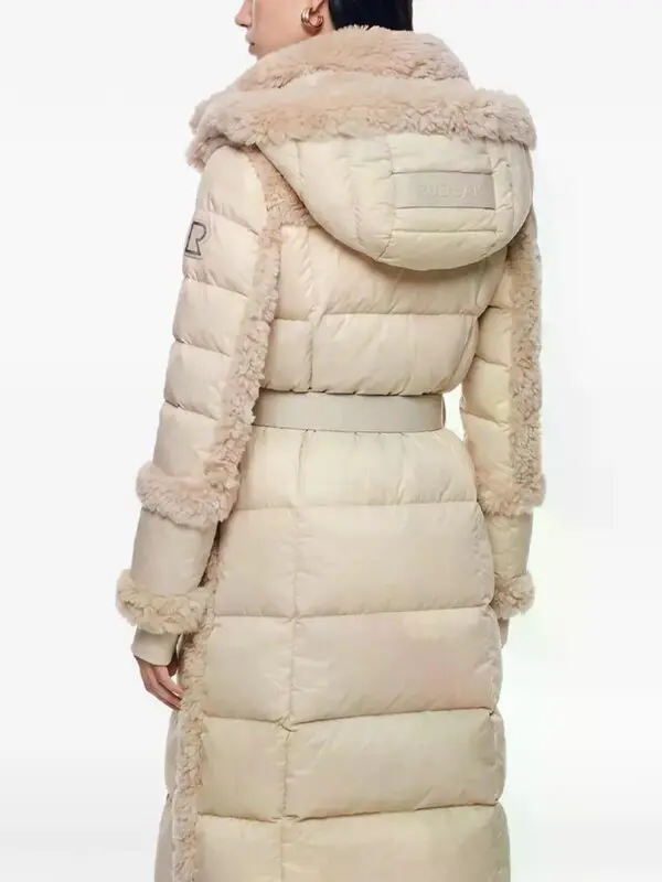 Rudsak Noelle Faux-fur Quilted-panel Coat