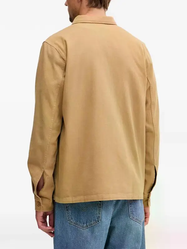 Hurley Logo-print Button-up Overshirt