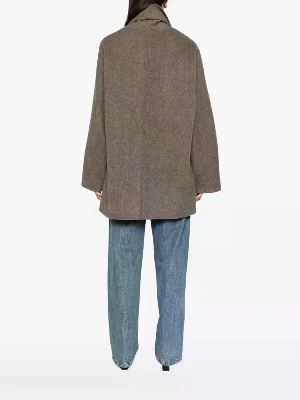 LIBERADD Herringbone-pattern Shawl-collar Jacket