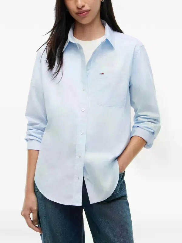 Tommy Hilfiger Logo-embroidered Pocket Shirt