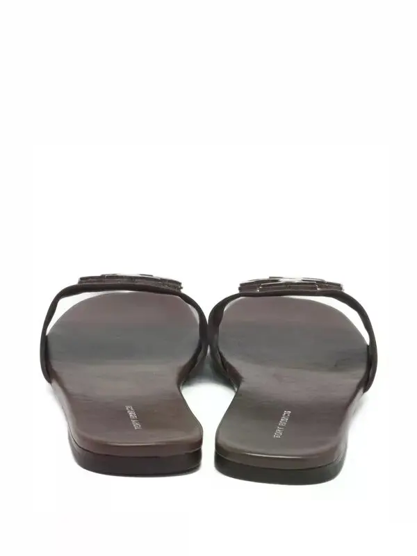 Tory Burch Ines Patent-leather Flat Sandals
