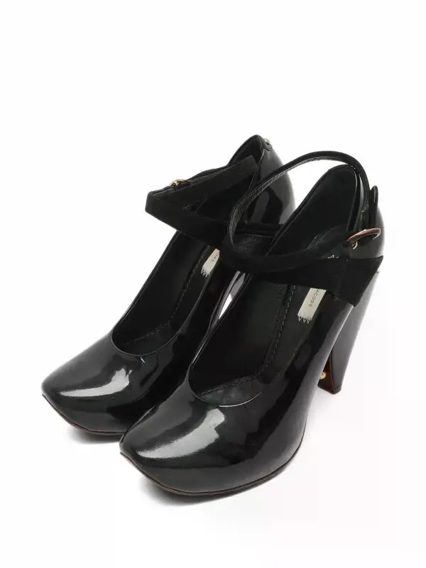 Marc Jacobs Embellished Heel Ankle-strap Pumps