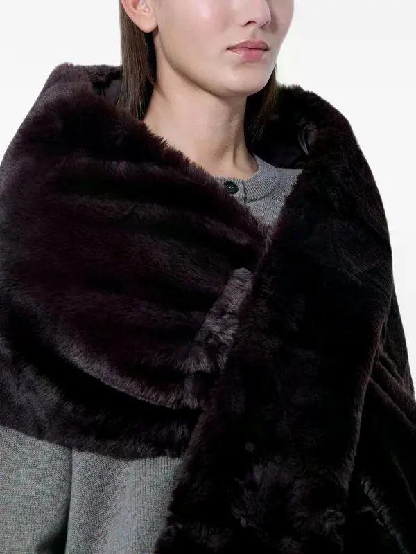 Max Mara Plush Wrap-around Scarf