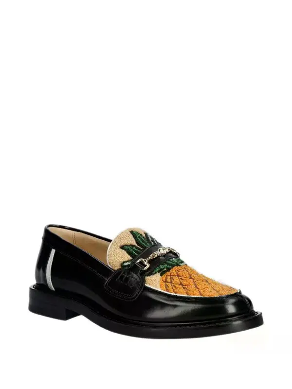 Filling Pieces Pineapple-patch Bit-strap Loafers