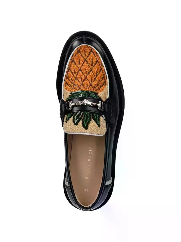 Filling Pieces Pineapple-patch Bit-strap Loafers