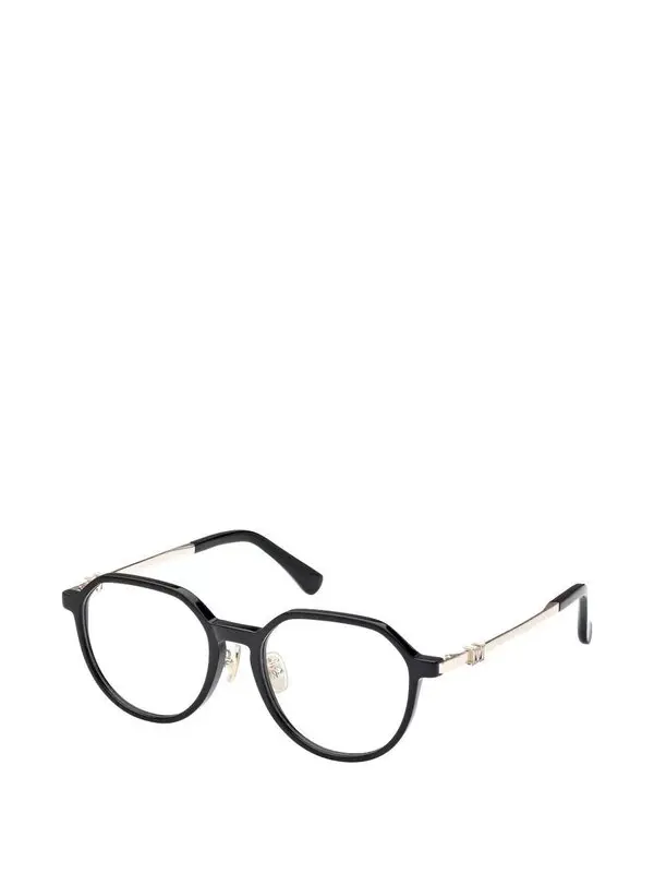 Max Mara Round-frame Glasses - Black