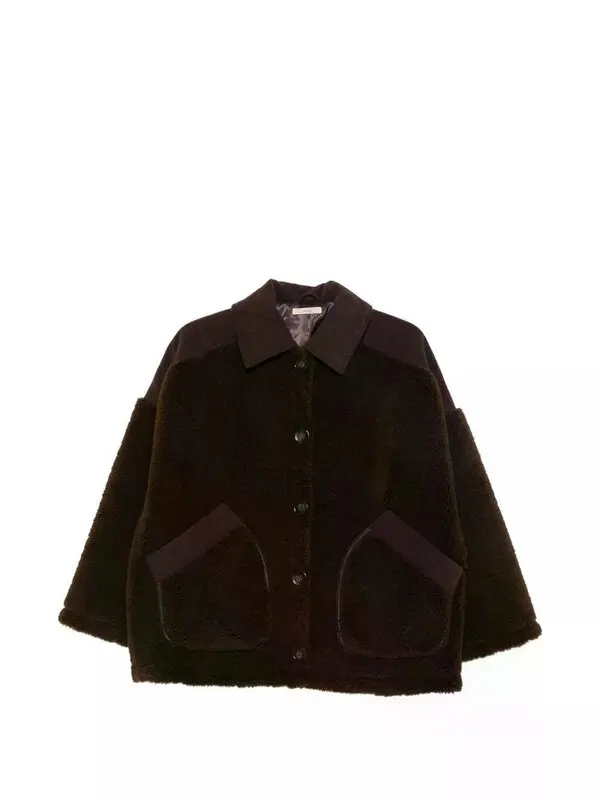 SESSUN Corduroy-panel Buttoned Jacket