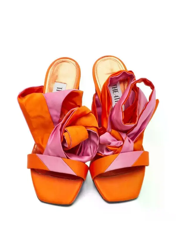 Attico Knot Ankle-strap Sandals