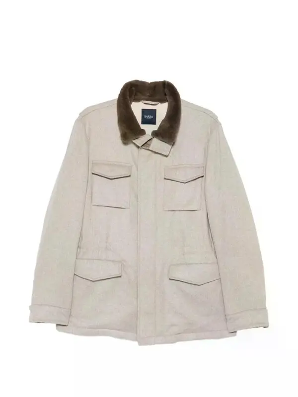 BARBA NAPOLI High-neck Four-pocket Jacket