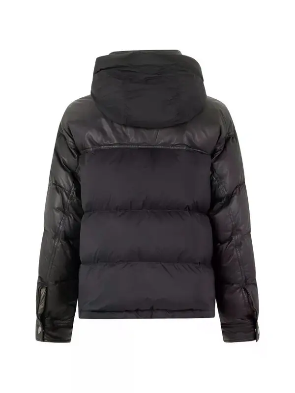 MOORER Padded-design High-neck Puffer Jacket - Black