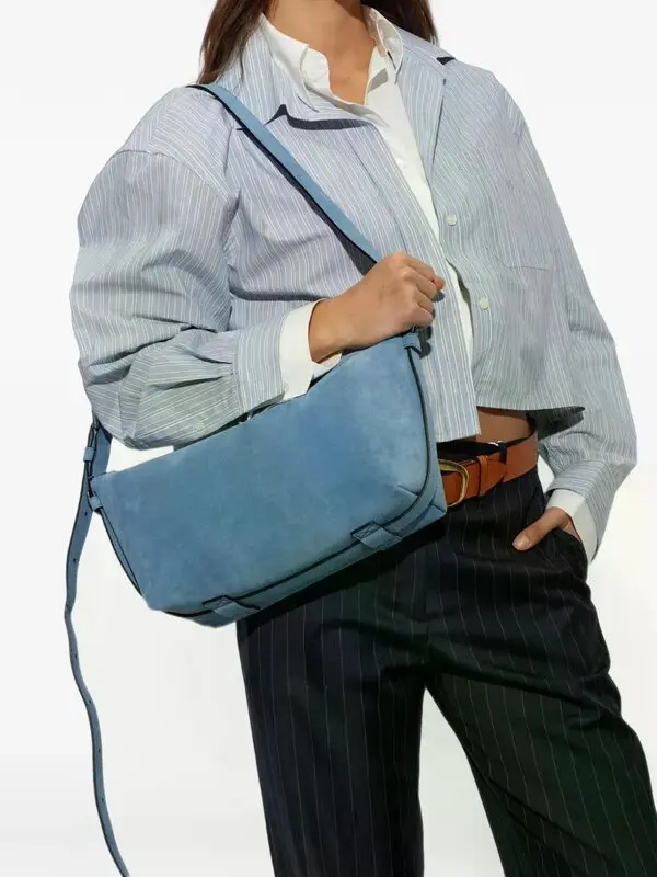 Moschino Suede Shoulder Bag