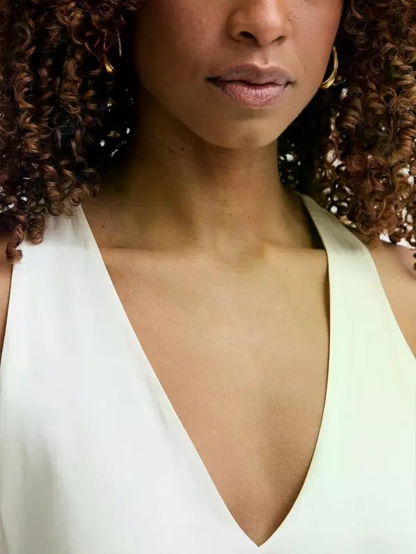 HAVEONE V-neck Sleeveless Maxi Dress