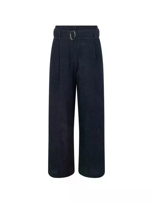 MOORER Belted Palazzo Pants