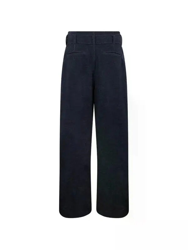 MOORER Belted Palazzo Pants