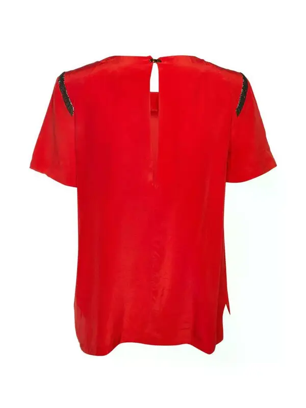 Sandro Lurex-trim Top